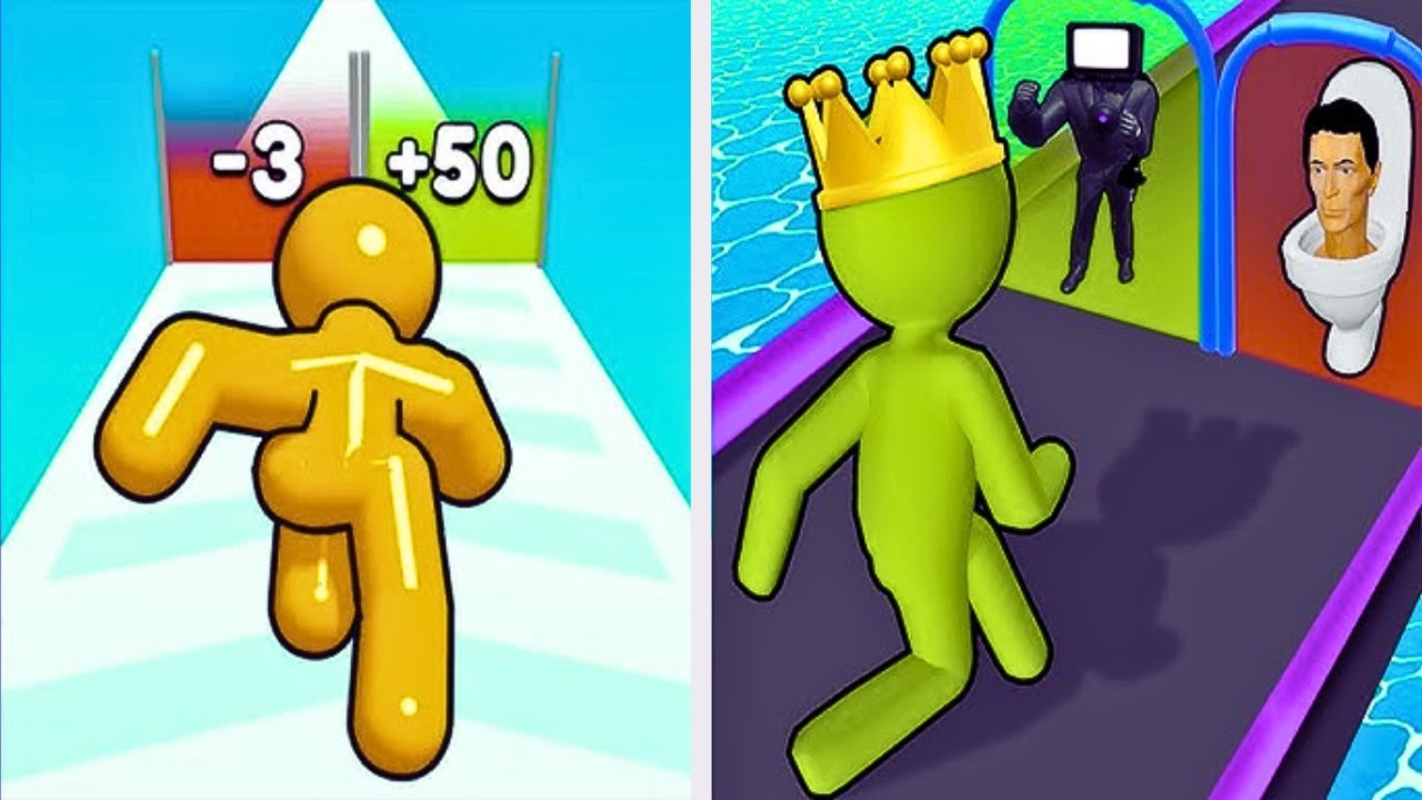 Tall Man Run 🧡Vs🧡 Giant Rush | Walkthrough Max Gameplay GT5654 - YouTube