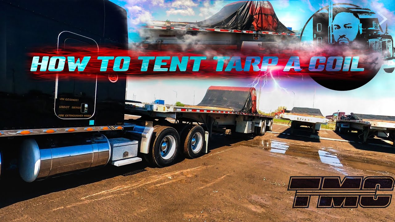 How to tent tarp a coil - YouTube