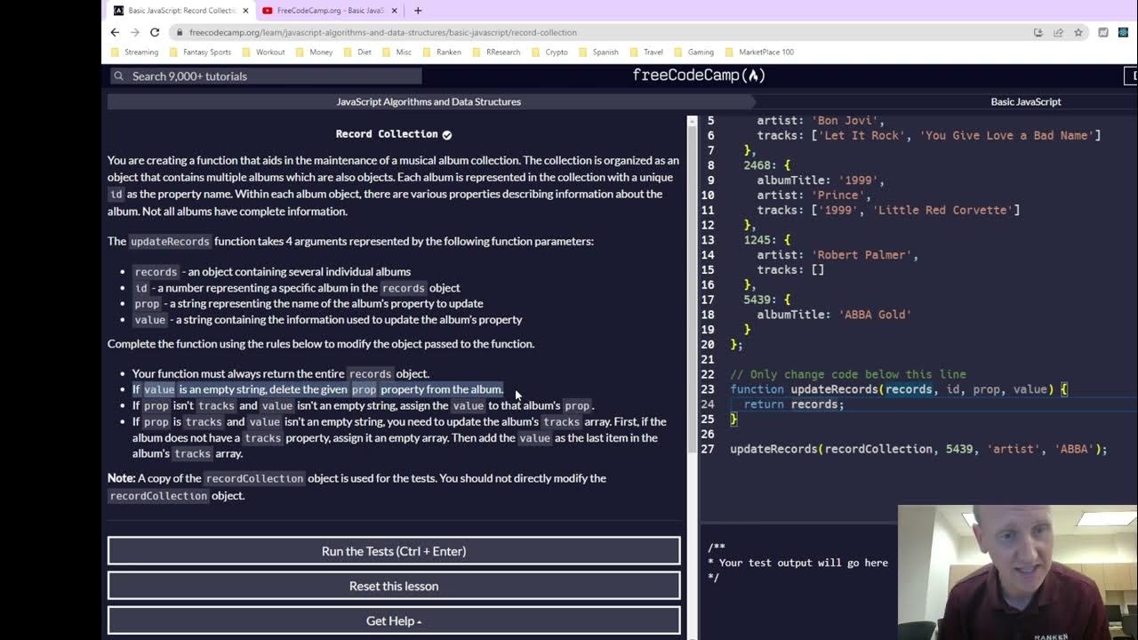 FreeCodeCamp.org - Basic JavaScript Speed Run - Part 2 - YouTube