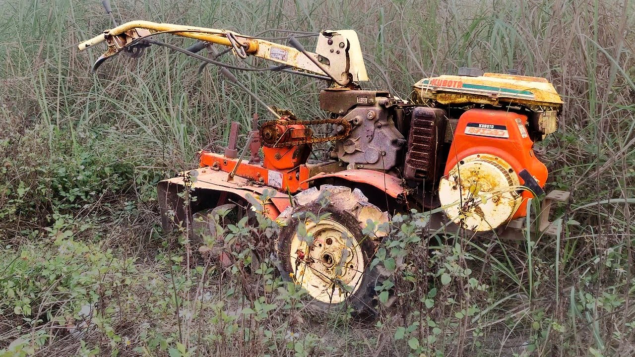 A Second Life for an Old Kubota Tractor // Amazing Restoration: Giving ...