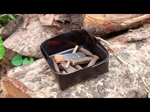 Making strong iron bucket / blacksmith work - YouTube
