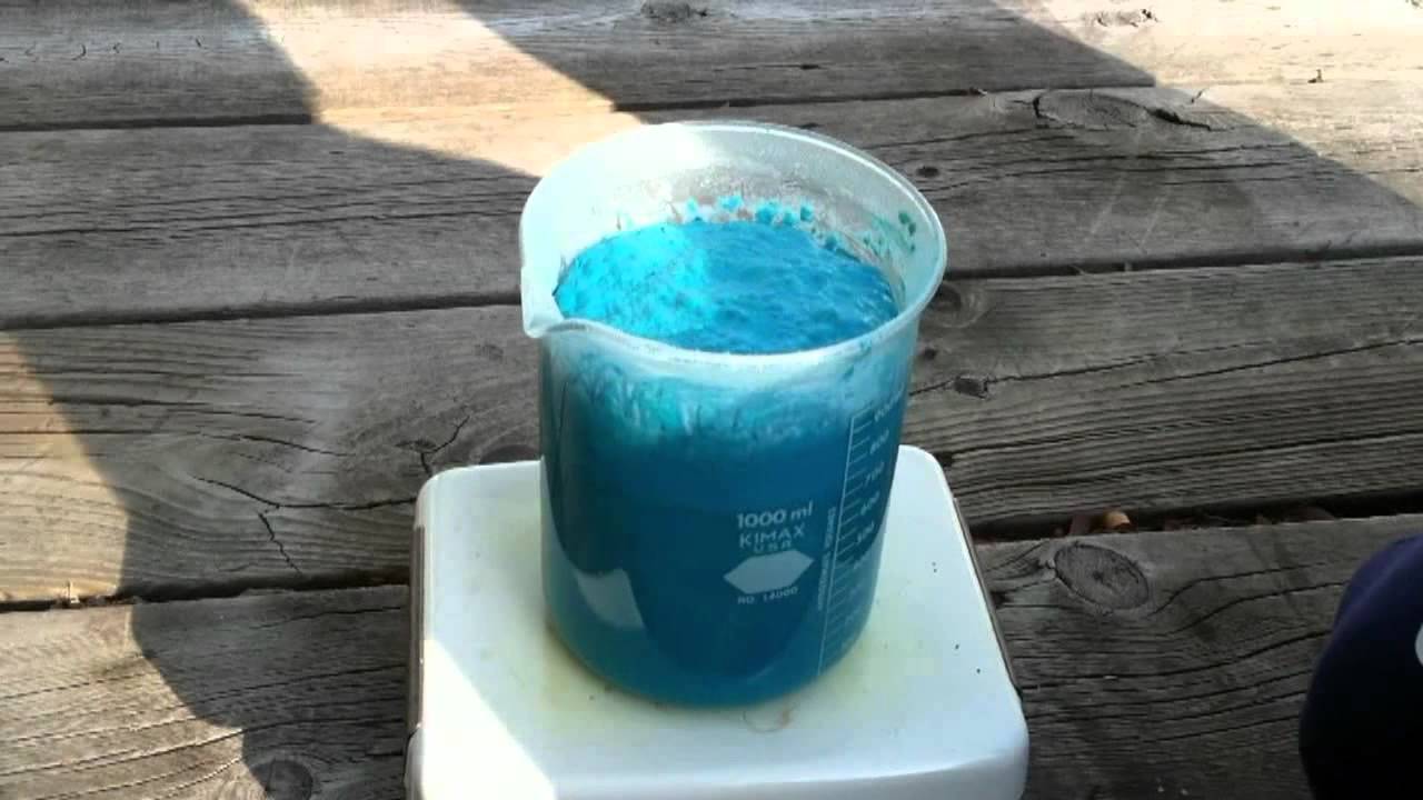 Copper II Benzoate - YouTube