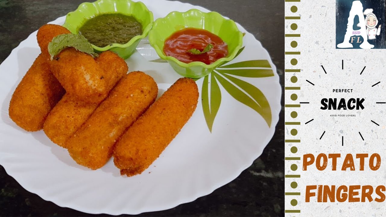 Potato Fingers | How to make Potato Fingers | पोटेटो फिन्गर्स कैसे ...