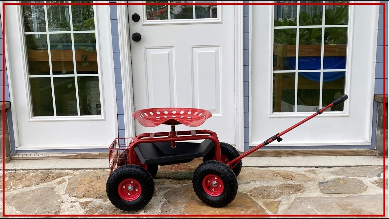 #230: Mobile Garden Cart Assembly & Review - Sunnydaze - YouTube