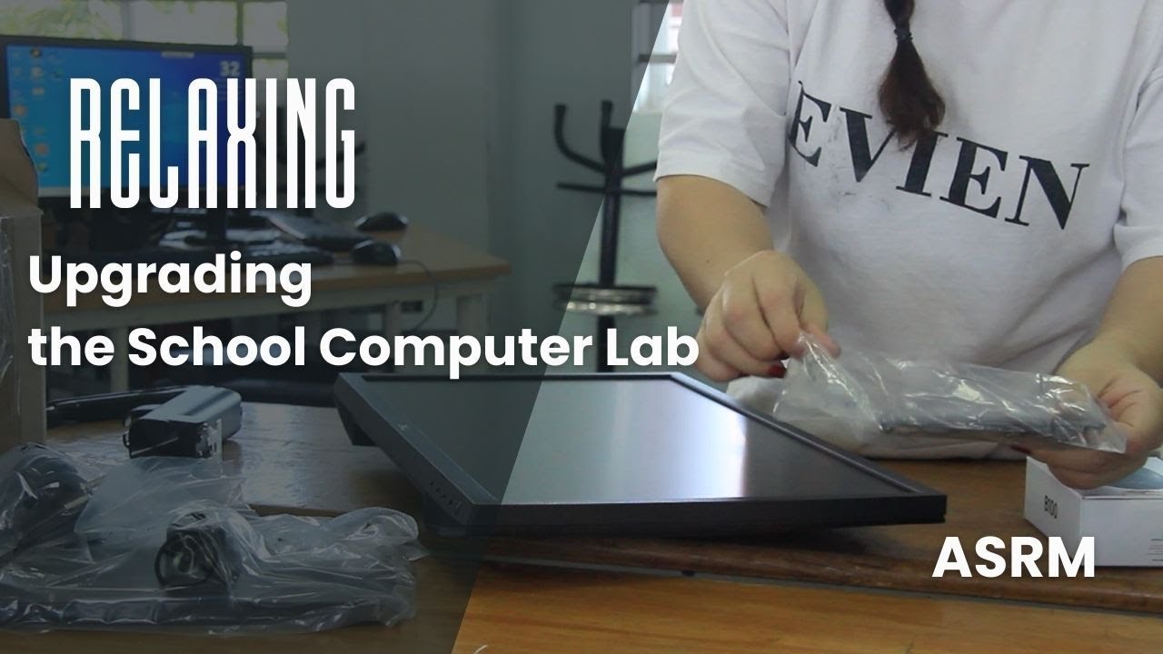 Relaxing Sunday - Upgrading the School Computer Lab - ASMR - YouTube