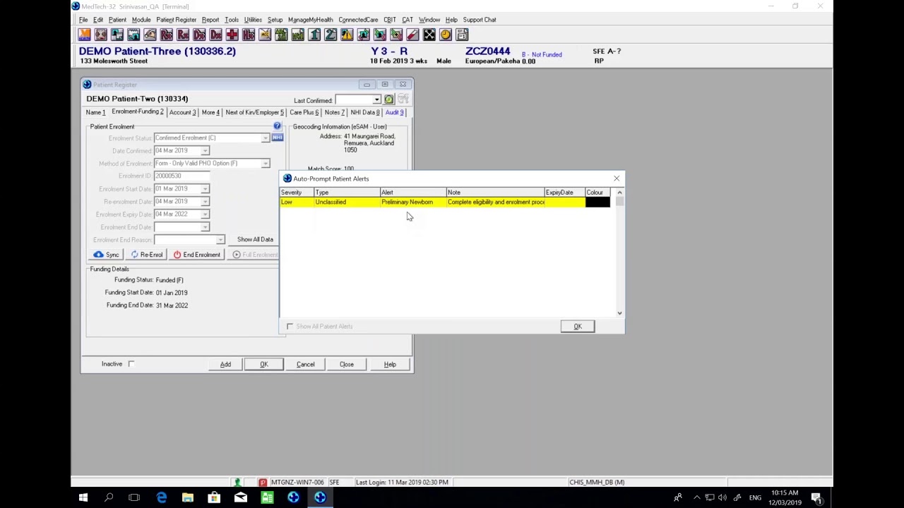 Medtech32 - Enrolment Maintenance - YouTube