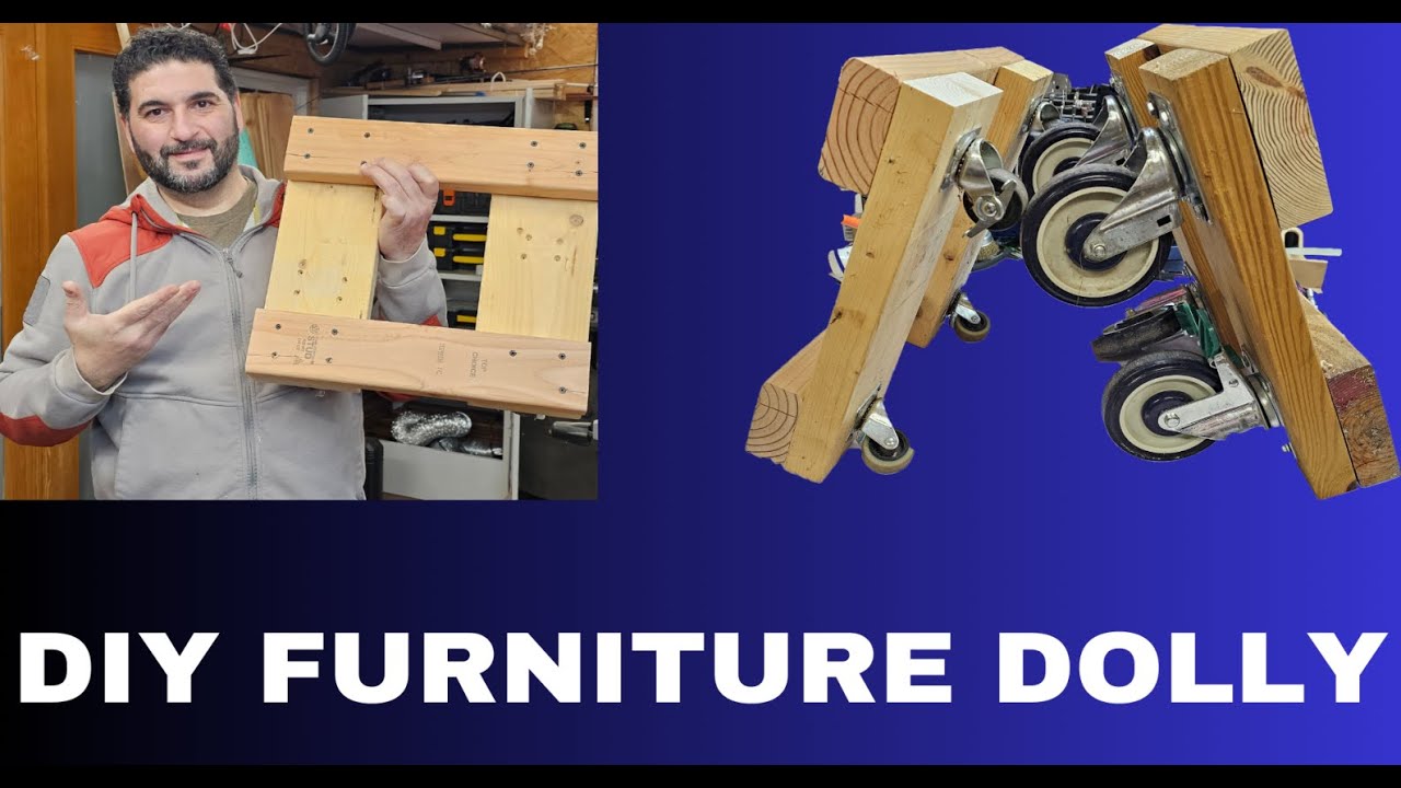 DIY Furniture Dolly in 15 minutes - YouTube