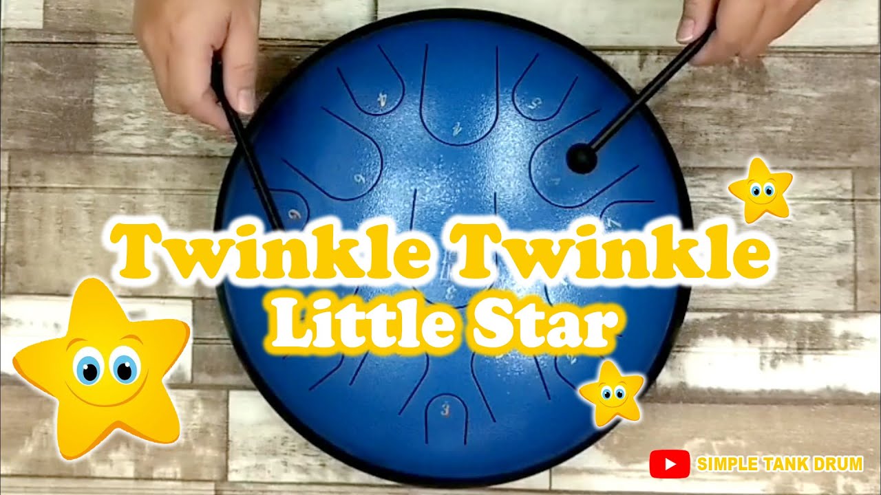 Twinkle Twinkle Little Star- Simple Tank Drum Cover with Tabs (E-book ...