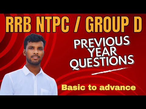 RRB NTPC PREVIOUS YEAR MATH QUESTION WITH DETAILED SOLUTION //Basic to ...