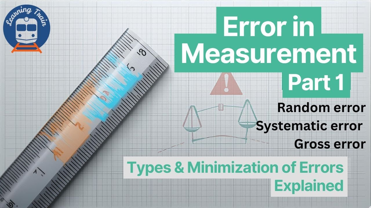 Error in Measurement (Part 1) | Types & Minimization of Errors ...