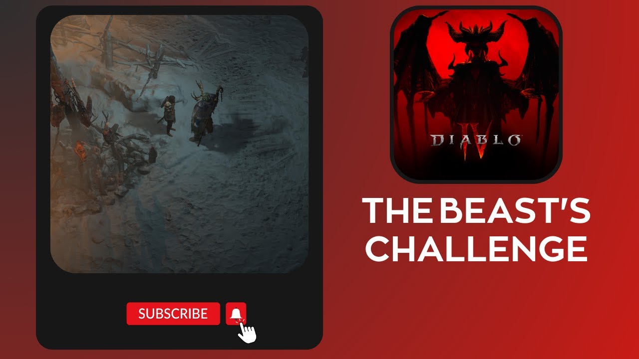 Unleash Your Inner Beast: Conquer The Beast's Challenge - Diablo IV Side Mission! - YouTube