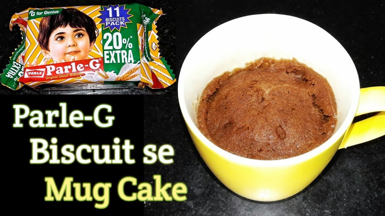 Parle-G Biscuit se Mug Cake | Lockdown Recipe | Biscuit Cake | Parle-G ...