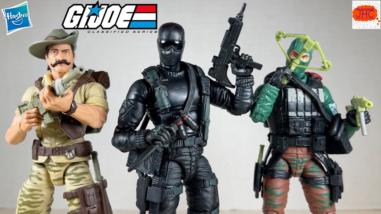 YO JOE! GI Joe Classified Series Retro Carded Snake Eyes Recondo and ...