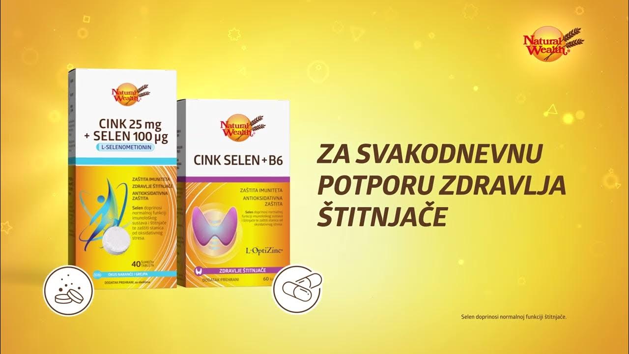 Natural Wealth® Cink 25 mg + Selen 100 µg i Natural Wealth® Cink Selen + B6 - YouTube