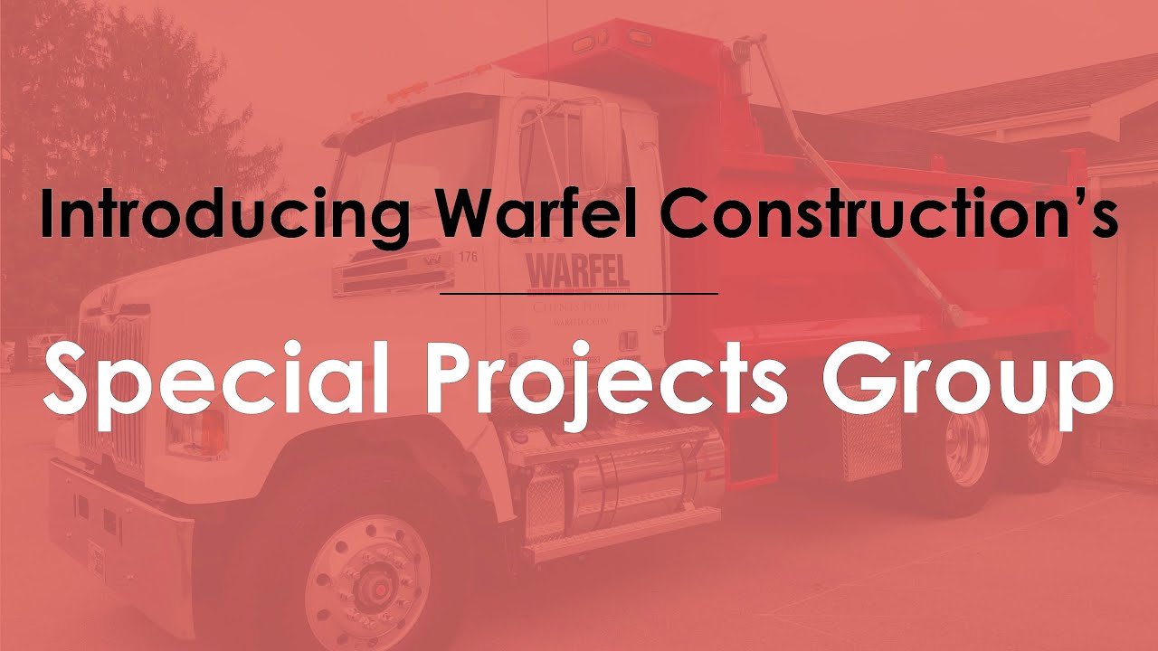 Introducing Warfel Construction's Special Projects Group - YouTube