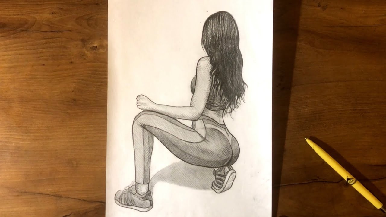 How To Draw Sexy Woman Body Pencil Drawing Technique Youtube