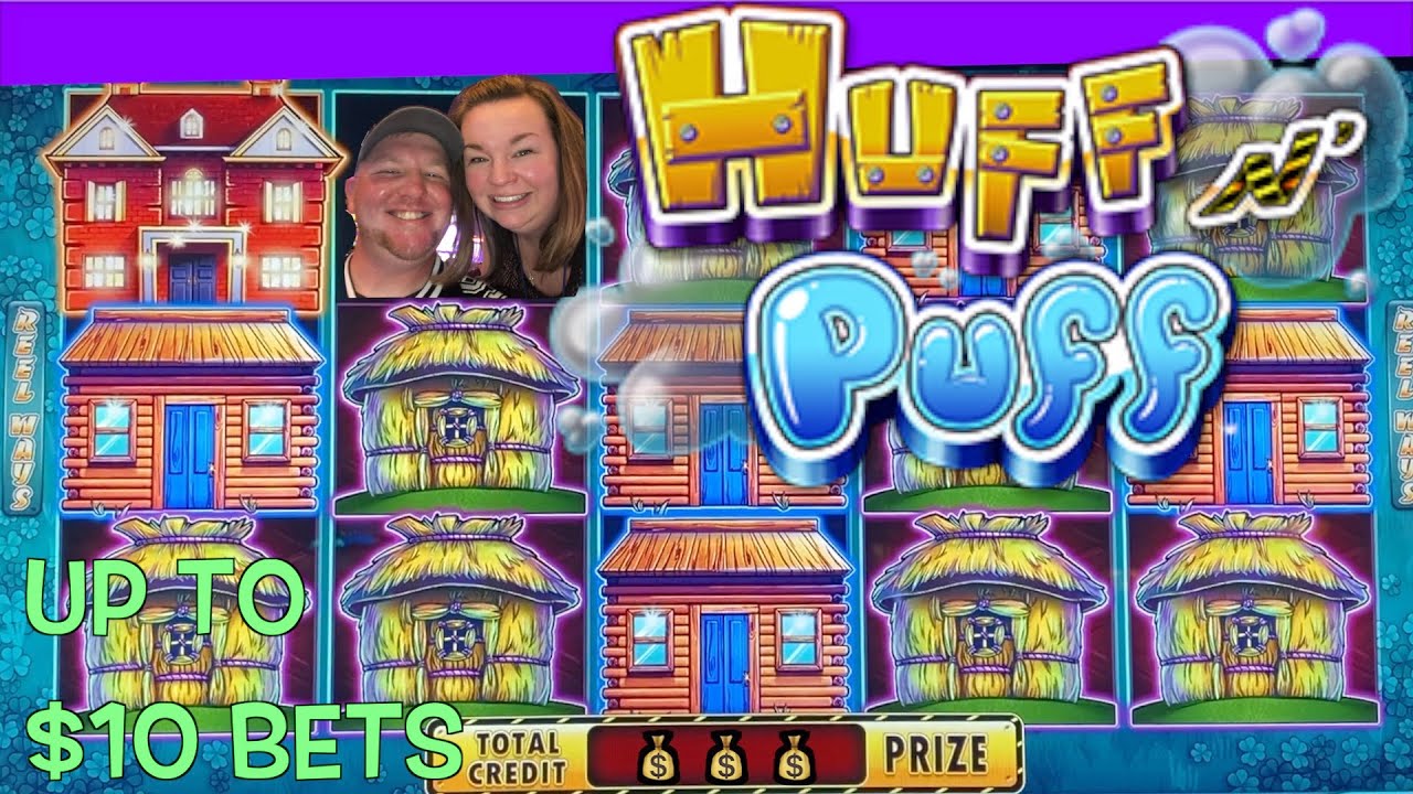 HUFF N PUFF BONUSES! UP TO $10 SPINS - YouTube