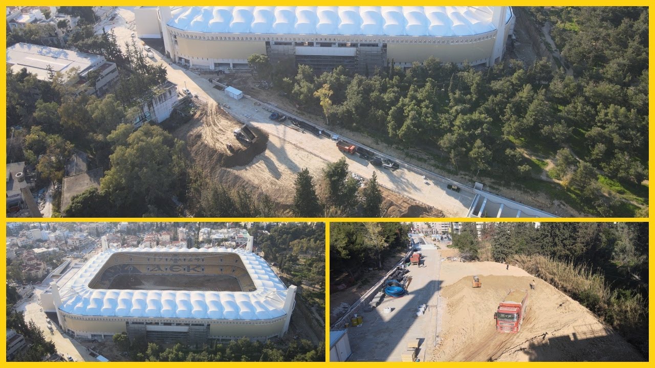 ΑΠΟ ΨΗΛΑ Η ΚΑΛΥΨΗ ΤΟΥ ΠΟΤΑΜΙΟΥ ΠΛΑΙ ΣΤΟ ΓΗΠΕΔΟ ΑΕΚ ΑΓΙΑ ΣΟΦΙΑ 04-03 ...