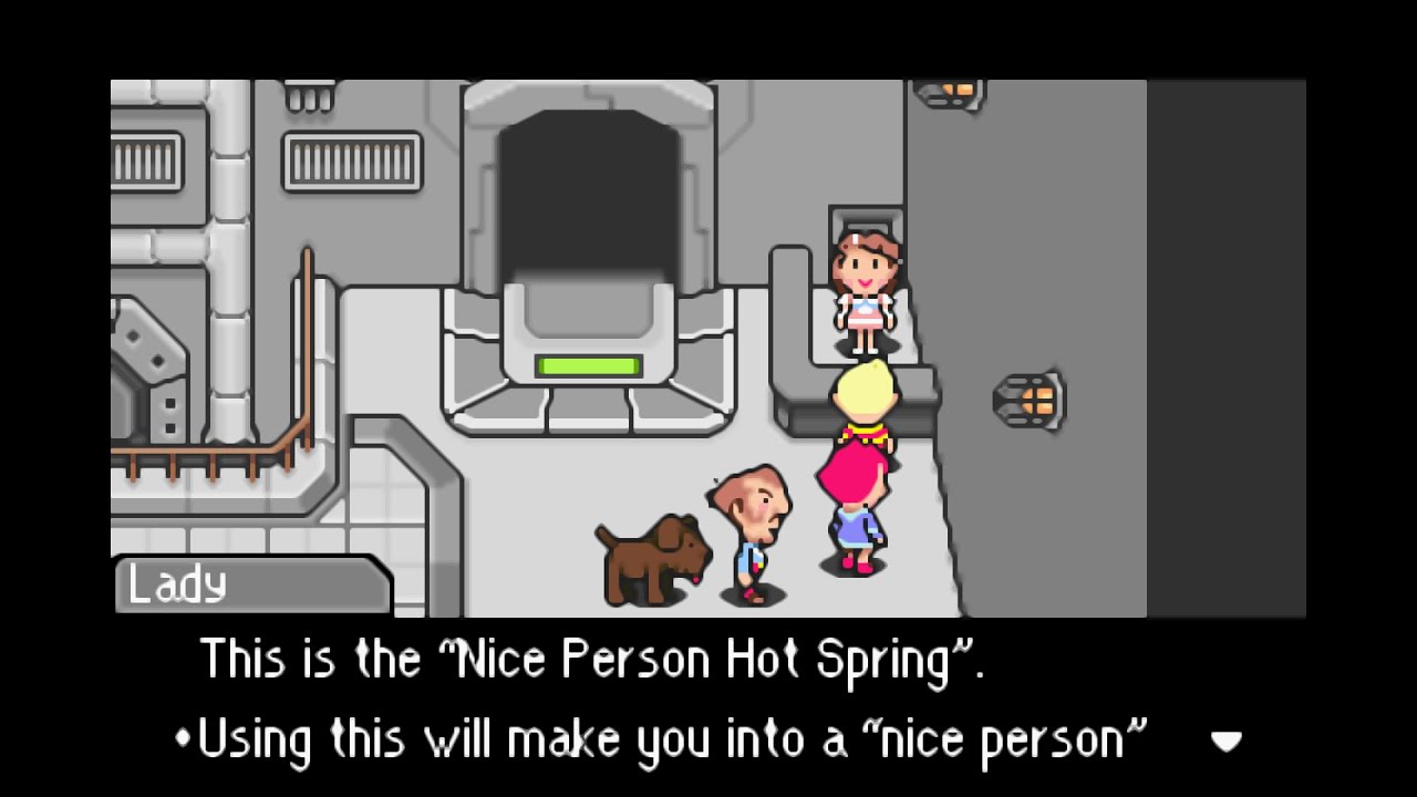 Mother 3 (EarthBound 2) [en] - 44 Ch 8 #6 Hippo Pool, Restroom Maze ...