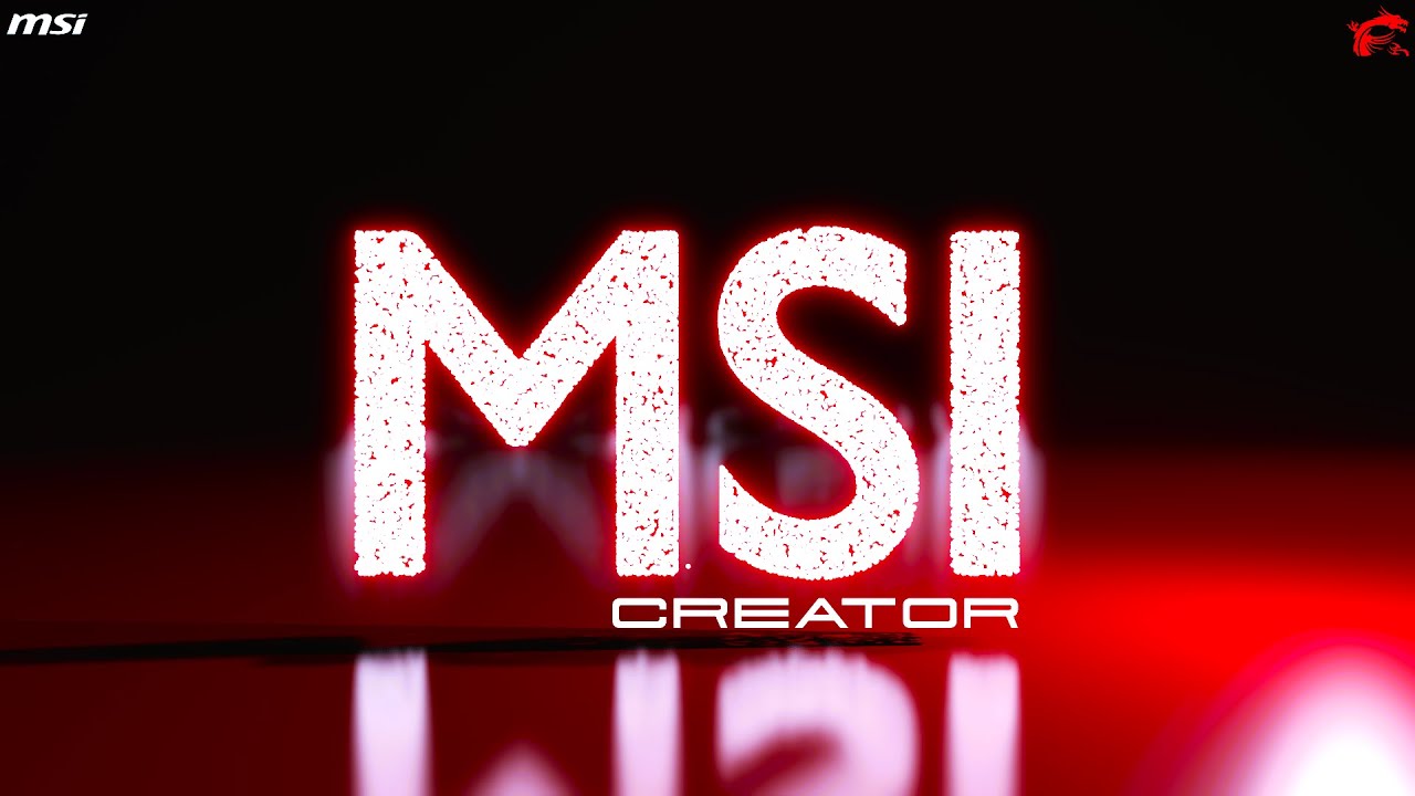 MSI Creator 2023 Blender MSI Creator Logo Teaser Animation # ...