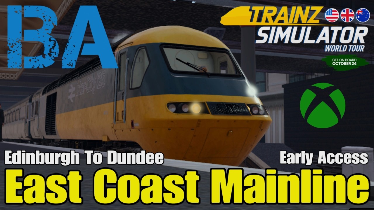 SCOTTISH EAST COAST MAINLINE - EDINBURGH TO DUNDEE IN THE HST - TRAINZ ...