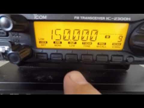 ICOM 2300 H - programando o básico - YouTube