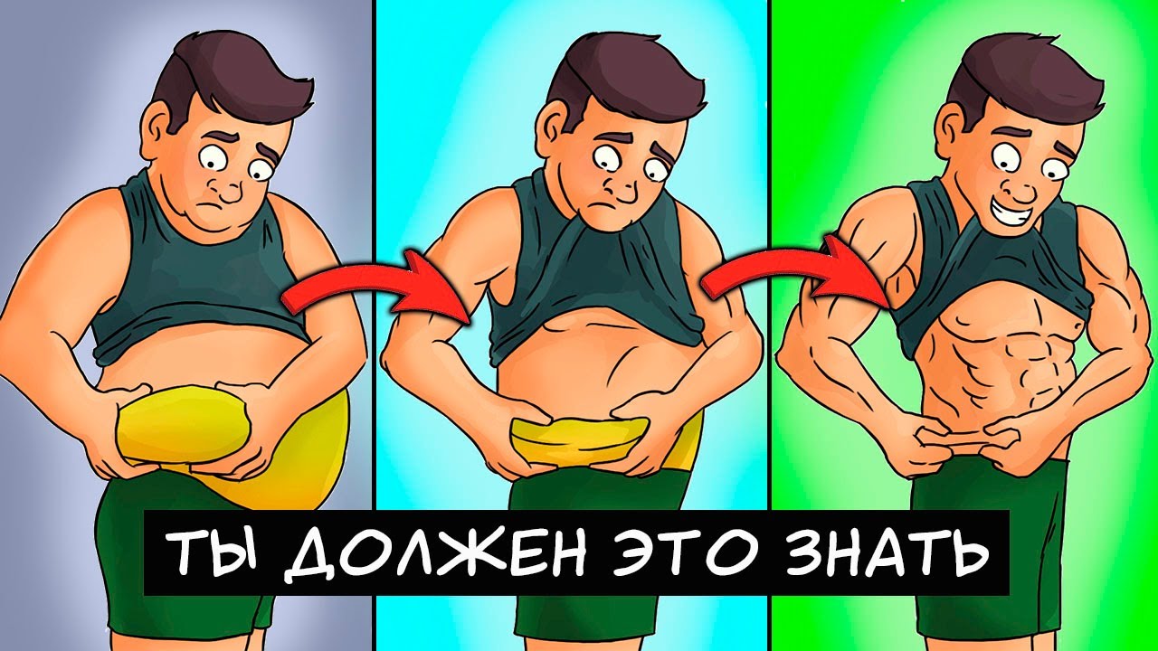 Как убрать Жир на Животе и Боках Youtube