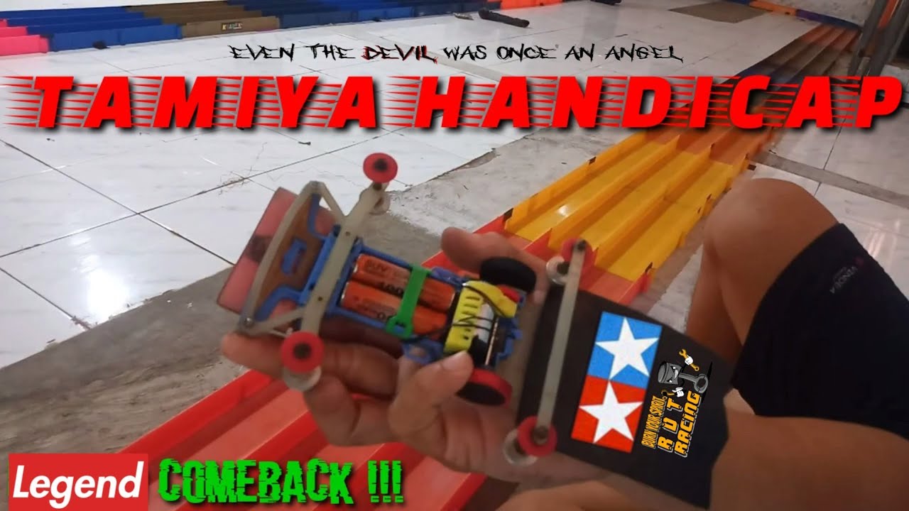 Menghidupkan kembali tamiya legend handicap tes track nascar - YouTube
