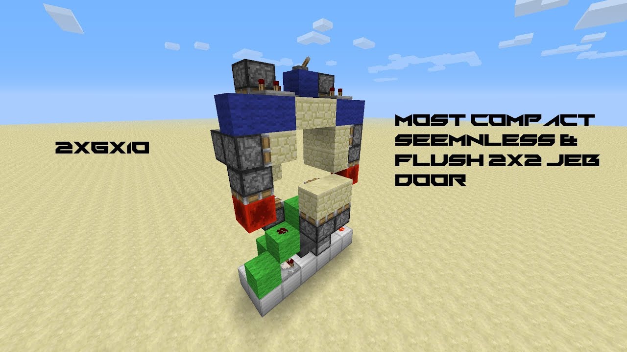 TUTORIAL: 3x6x10 2x2 Flush Seemless Jeb Door - YouTube
