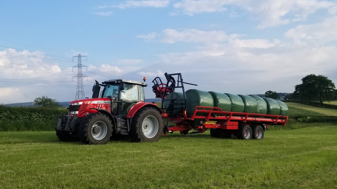 RBMPRO 2000 - Anderson Automatic Self-Loading Silage Wrap Bale Mover ...
