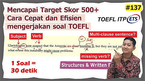 Metode Cepat Mengerjakan soal TOEFL ITP Structure and Written Expressions 2024 - YouTube