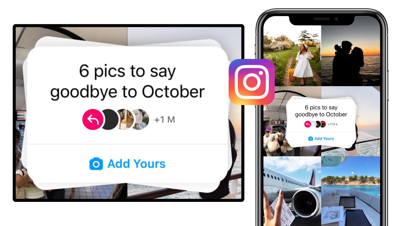 6 pics to say goodbye to October Instagram chain story | Trending add ...