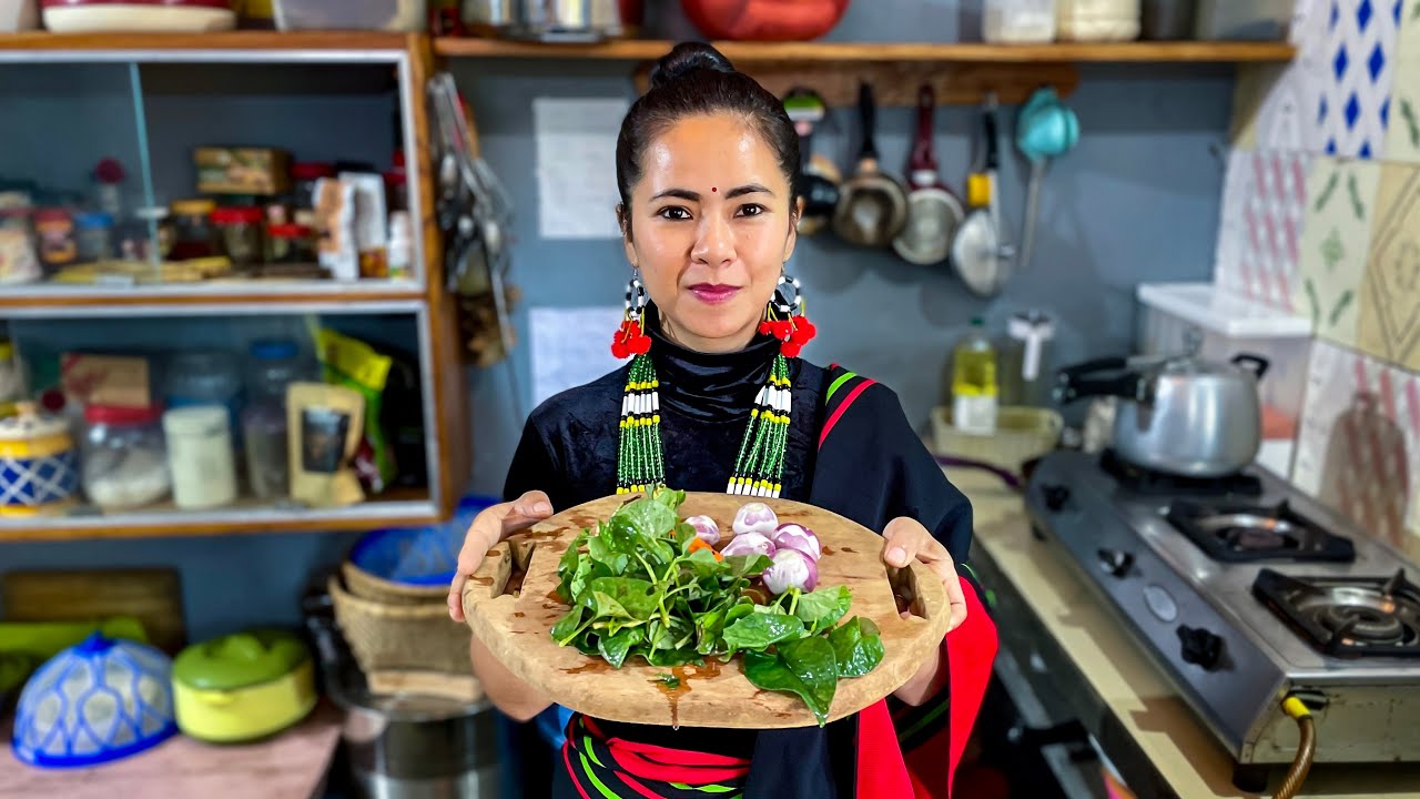Fish mint chutney | Potato & egg pitika with sticky rice. - YouTube