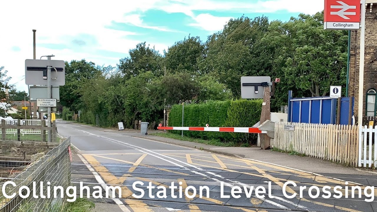 Collingham Station Level Crossing (16.08.2014 - 21.08.2020) - YouTube