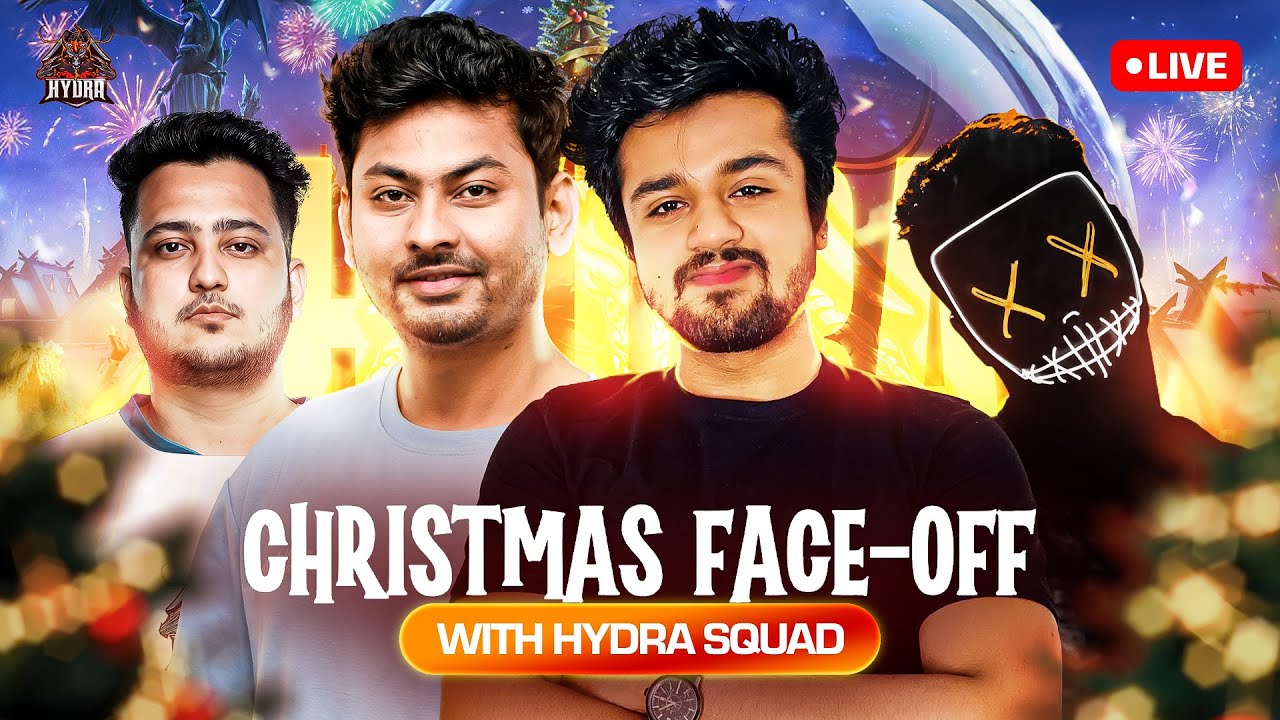 🔥Christmas Face-off | Team Hydra is here | ft @DynamoGaming ...