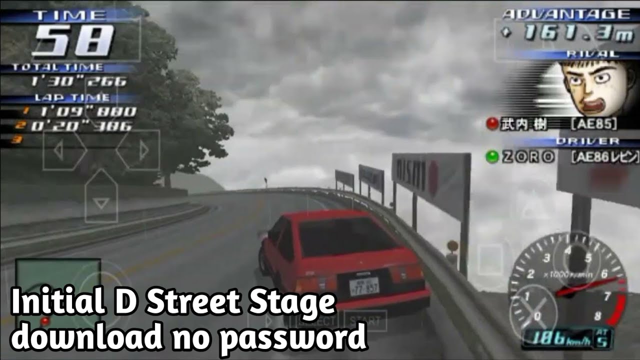 download Initial d street stage ppsspp no password original - YouTube