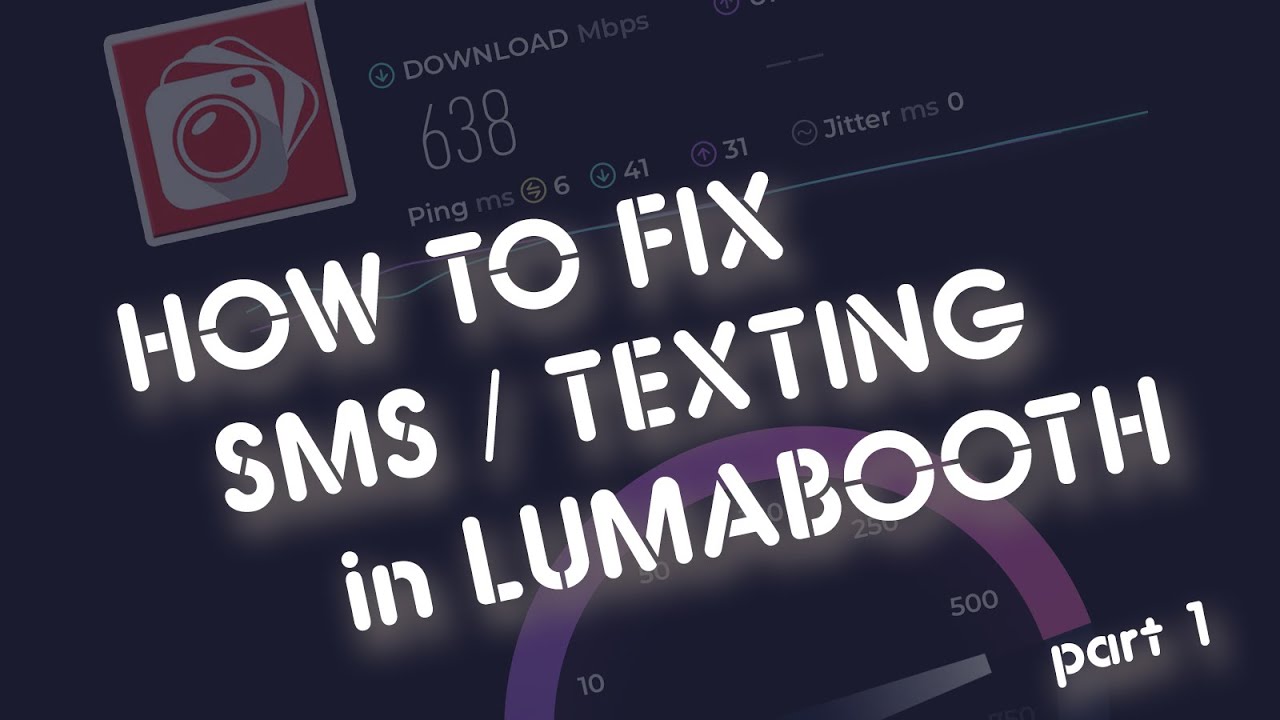 How to fix SMS in Lumabooth - YouTube