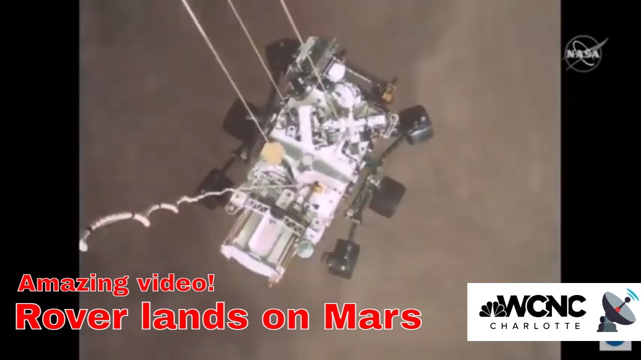 NASA reveals Mars rover landing video - YouTube