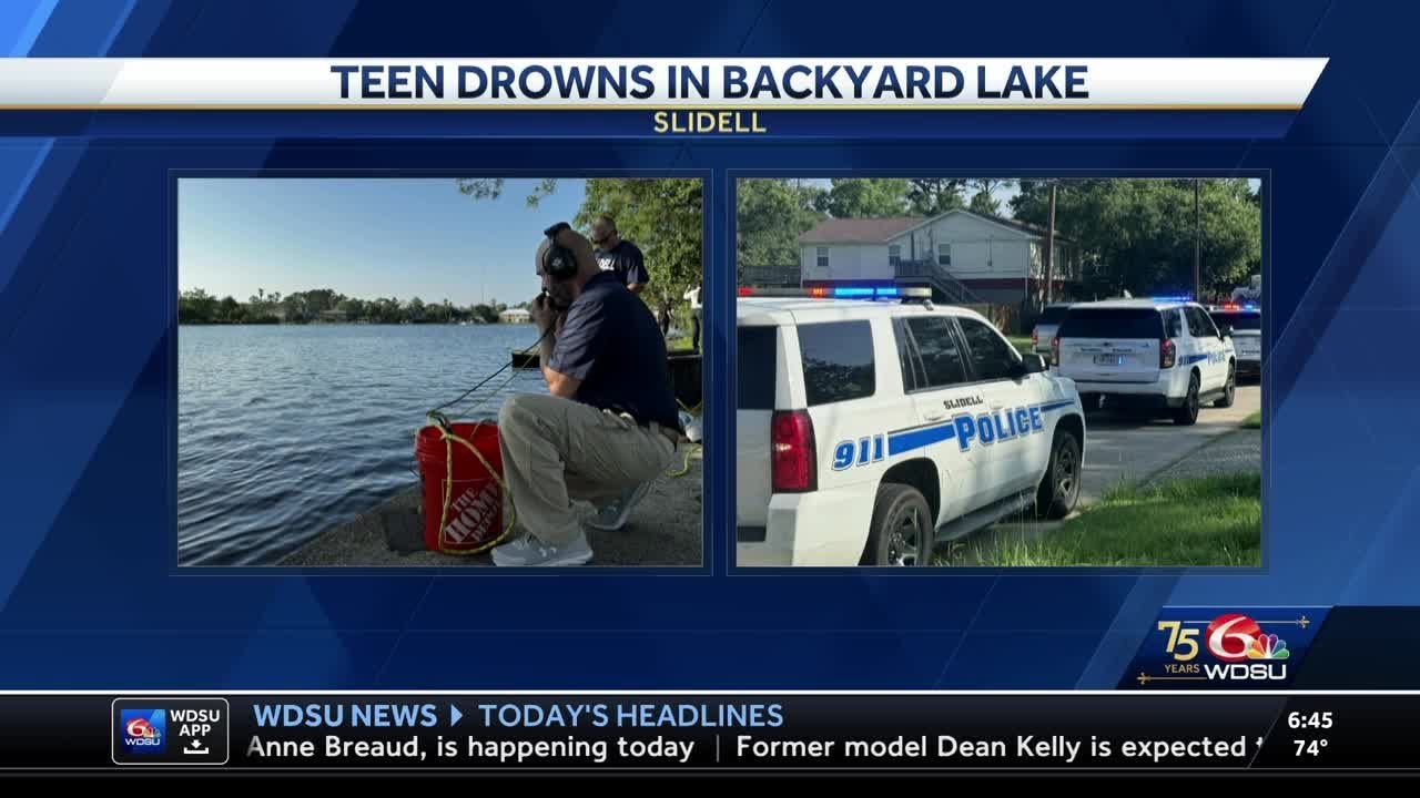 Slidell teen drowns in lake over the weekend - YouTube