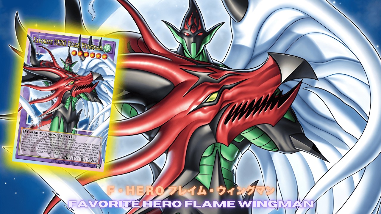 The Favorite HERO !! Favorite HERO Flame Wingman DECK NEW CARD - YUGIOH ...