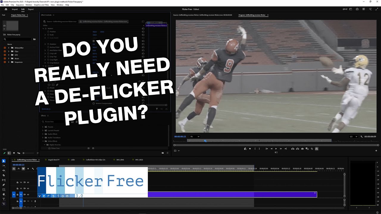Do You Really Need a Deflicker Plugin? Built-In Tools vs Flicker Free ...