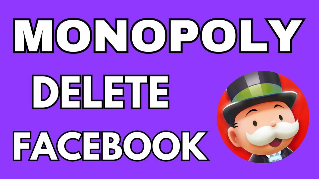 Monopoly delete remove facebook unlink - YouTube