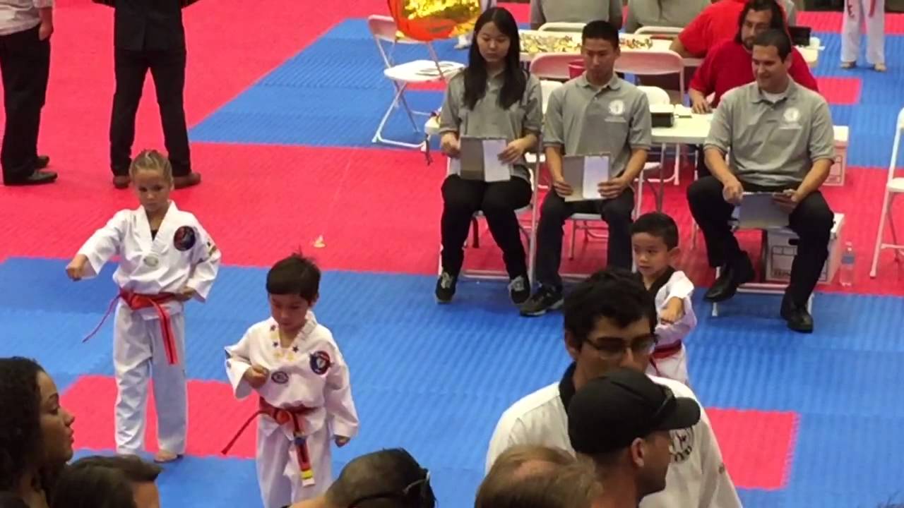 Nathan Tae Kwon Do competition - YouTube