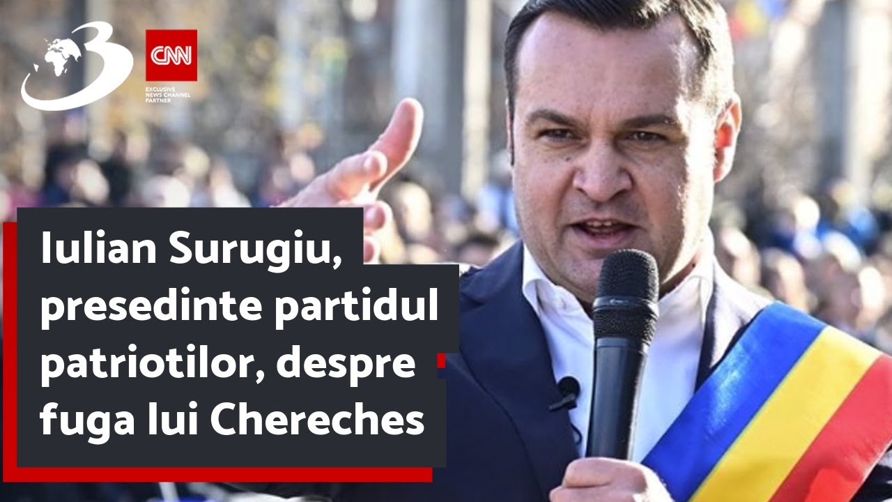 Iulian Surugiu, presedinte partidul patriotilor, despre fuga lui ...