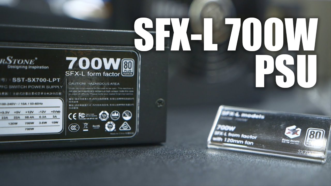 SilverStone new SFX-L 700W PSU and PCI M.2 brackets - YouTube