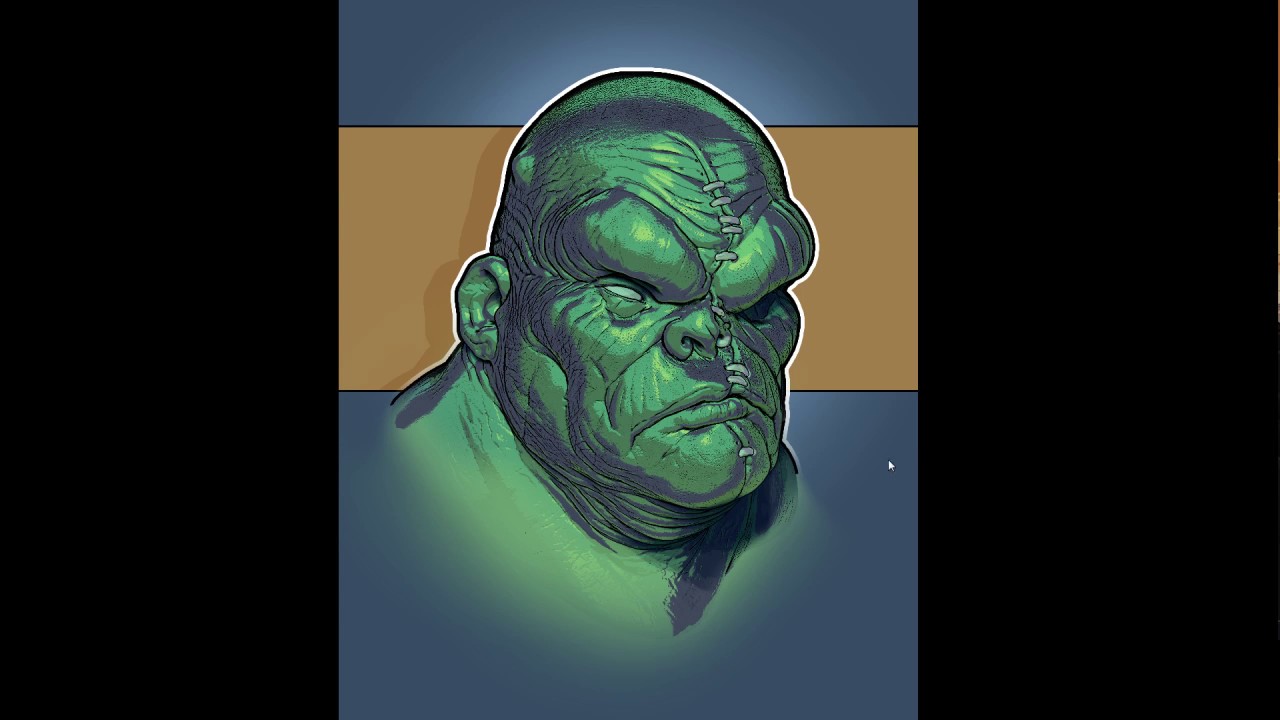 ZBrush Photoshop Comic Book Techniques - YouTube