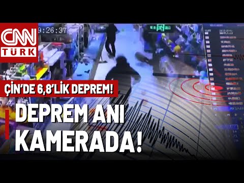 Tibet'te 6,8 Büyüklüğünde Deprem Kamerada! Çin'de Evler Yıkıldı, 95 Ölü, 130 Yaralı!
