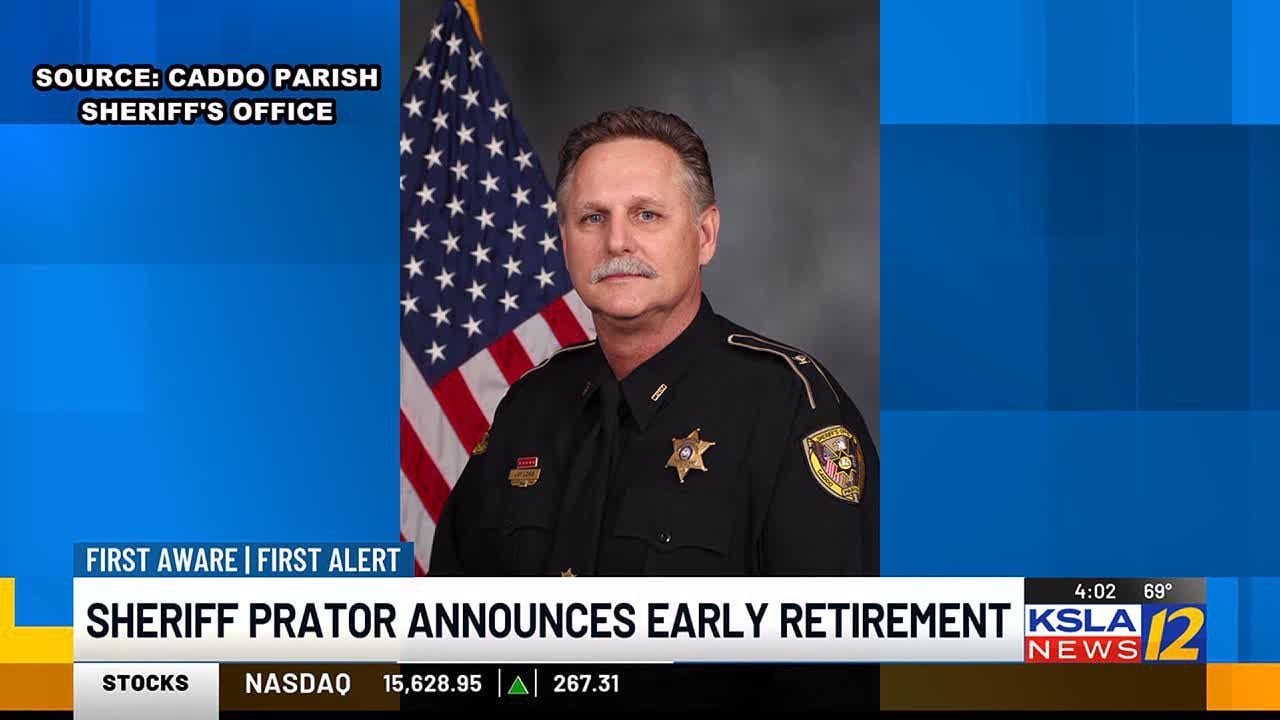 Caddo Parish Sheriff Steve Prator announces early retirement - YouTube