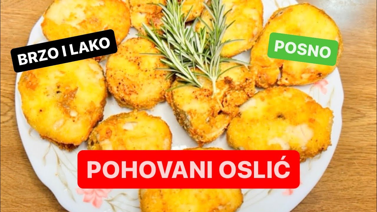POHOVANI OSLIĆ #riba #domacirecepti - YouTube