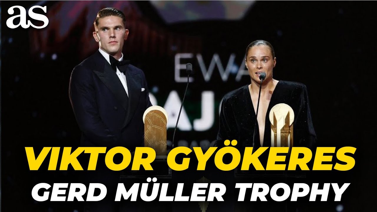VIKTOR GYÖKERES WINS THE GERD MÜLLER TROPHY 2025 OVER MBAPPÉ: FULL ...